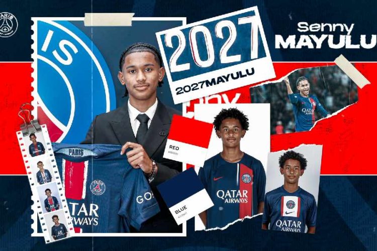 Le Paris Saint-Germain officialise le premier contrat pro de Senny ...